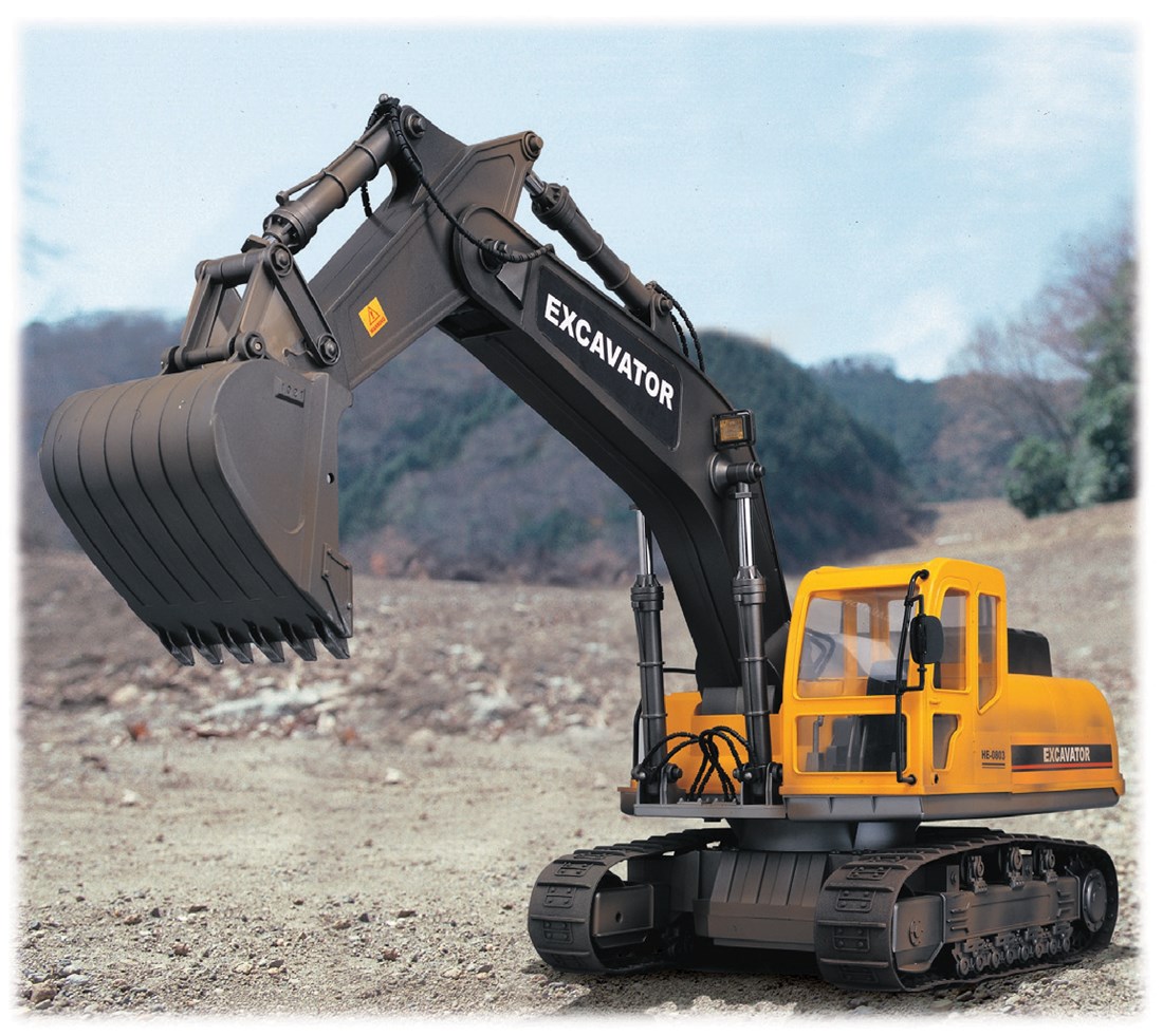 Hobby Engine Gravemaskin - 2.4G - elefun.no - Radiostyrt hobby